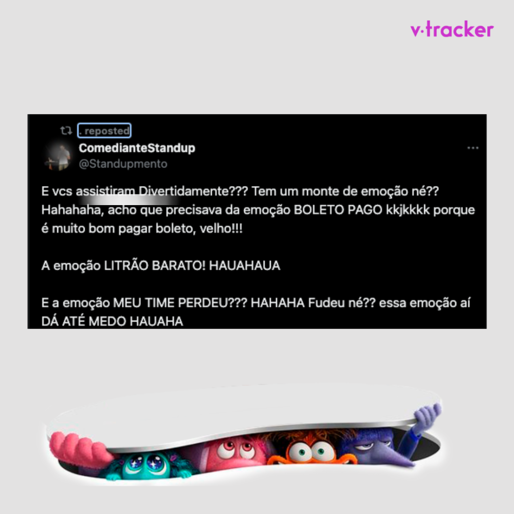 Divertidamente 2, memes, conversas, saúde mental e análises qualitativas.